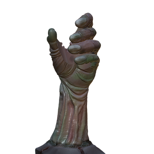 🧟 Zombie Hand - 3D horror prop for Halloween #HALLOWEENSTL・Free STL ...