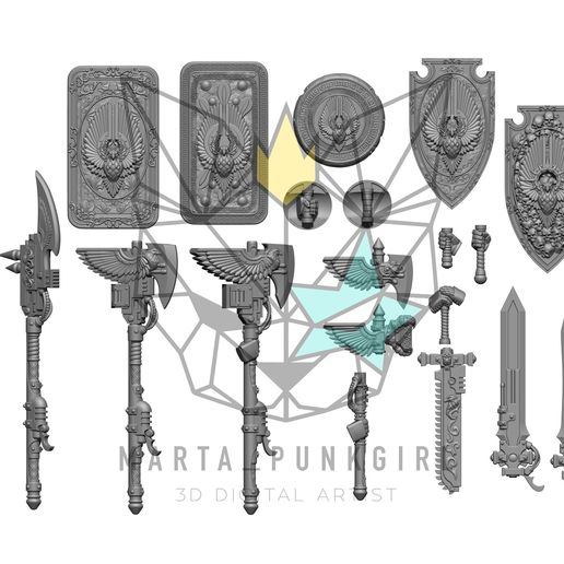 🔫 Grecoroman weapons・ 3D File for 3D printing・Cults