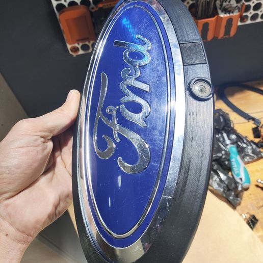 🚙 Ford F-150 (2018-2021) Front Grille Emblem Frame & Washer Cover ...