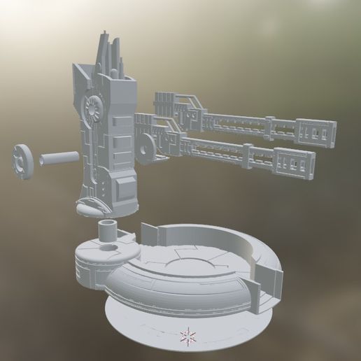 🔫 Tidy wall big rig gun platform・ STL File for 3D printing・Cults