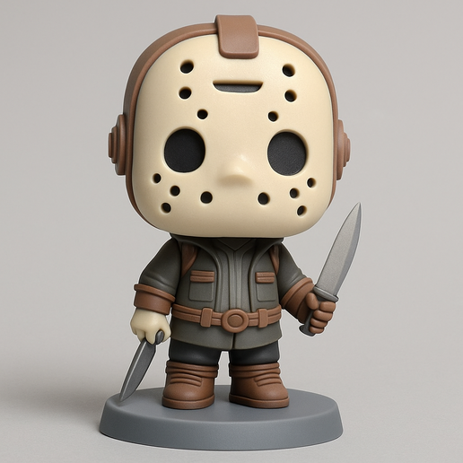 🐉 Chibi Horror Máscara Figurita - 3D Imprimible Asustadizo Lindo Modelo ...