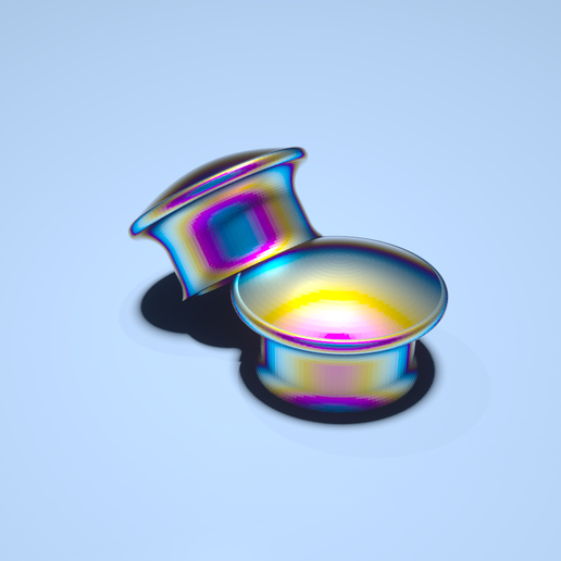 👂 #3 EAR GAUGE/ EAR PLUGS・ STL File for 3D printing・Cults