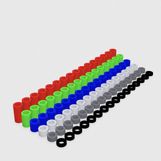 🧑‍🔧 Spacer set・Free STL File for 3D printing・Cults