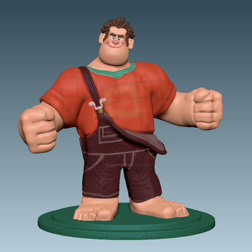 🎬 ralph from wreck it ralph cartoon movie・ OBJ File for 3D printing・Cults