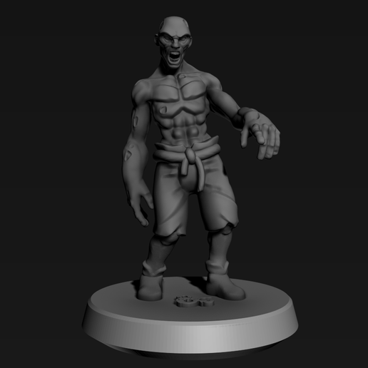 🧟 D&D Zombie・Free STL File for ・Cults