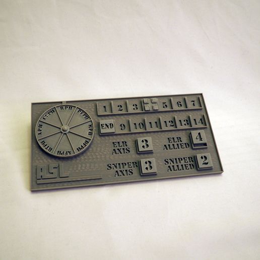 ♟ DASHBOARD ADVANCED SQUAD LEADER (ASL)・ STL File for 3D printing・Cults
