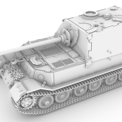 🪖 GERMAN HEAVY TANK DESTROYER Elefant・ STL File for 3D printing・Cults
