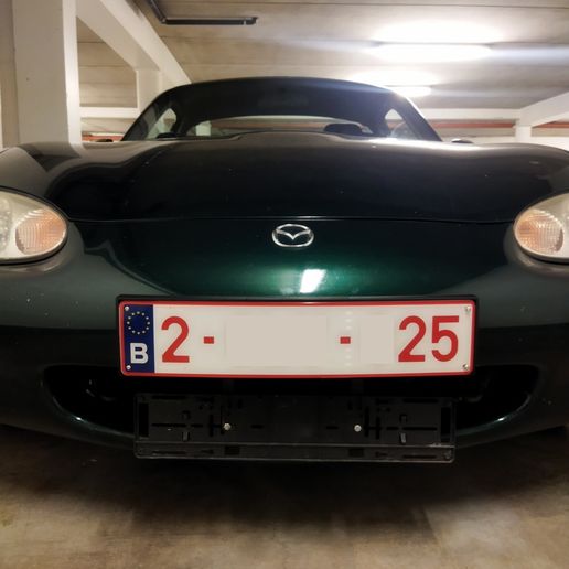 🚗 Mazda MX5/Miata NB - Front License Plate Bracket/Mounting (OEM Style ...