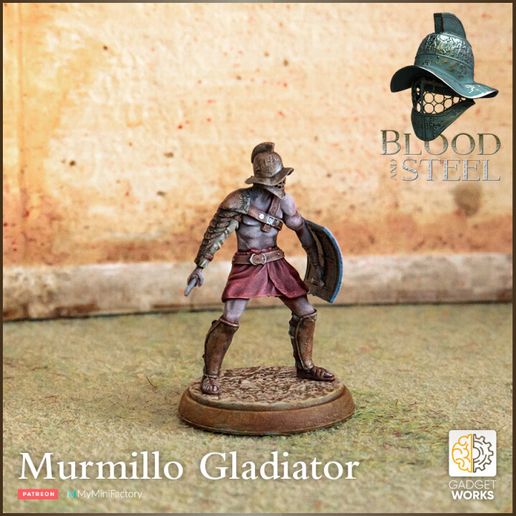 🎲 Roman Gladiator - 4 figure set of gladiators.・ 3D File for 3D ...