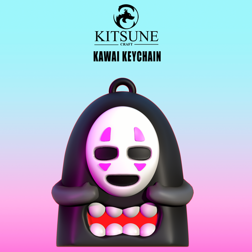 🗝️ KEYCHAIN NO FACE・Free STL File for 3D printing・Cults