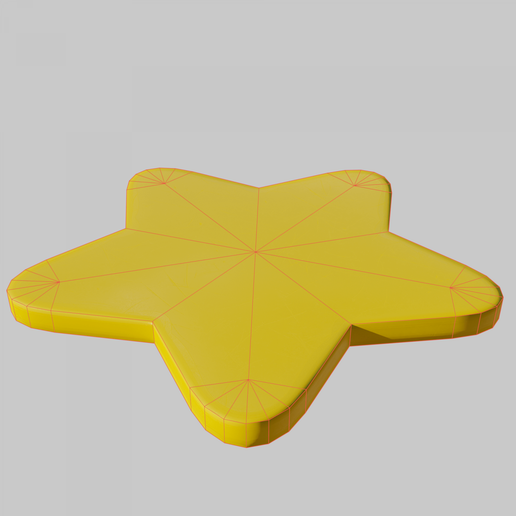 3D file Simple star rounded corners ⭐ ・3D printing model to download・Cults