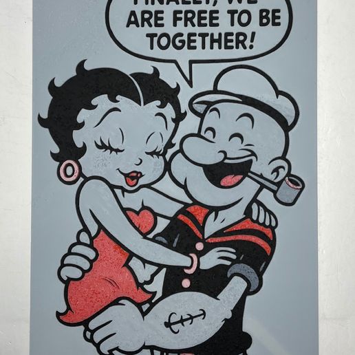 🖼️ Popeye and Betty Boop・Free STL File for 3D printing・Cults