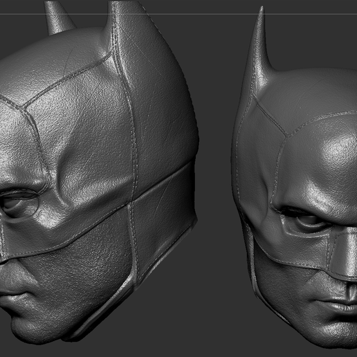 🐧 Robert Pattinson - Batman Head-Mask on・ STL File for ・Cults