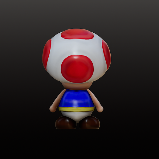 STL file Toad Mario Bros 🎮 ・Template to download and 3D print・Cults