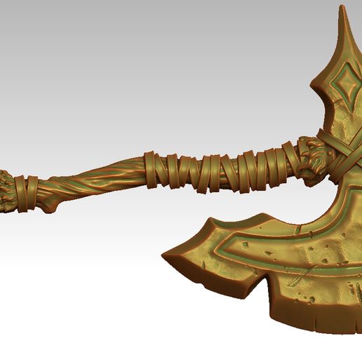 STL file Stylized Axe 3D print model 🪓 (OBJ)・Model to download and 3D ...
