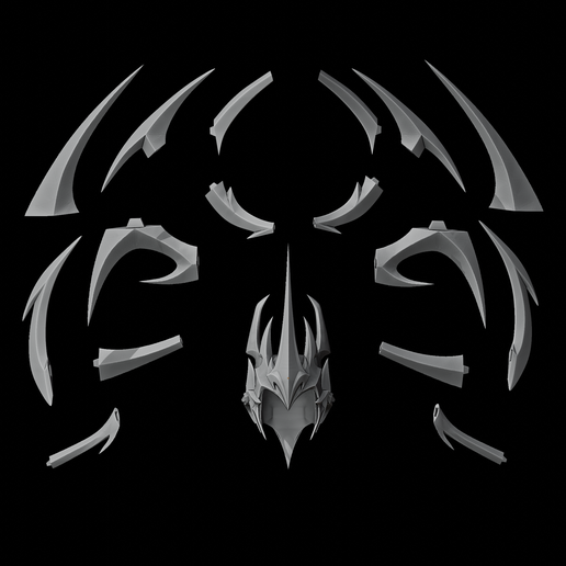 3D file Hela - Helmet - Marvel Rivals Cosplay Props 🪖 ・3D print design ...