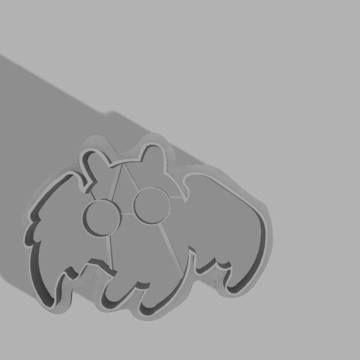 🍪 MothMan Cookie Cutter・ OBJ File for ・Cults