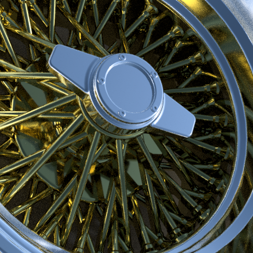 🇯🇵 Lowrider Wire rims (Zenith style) with tires・ STL File for 3D ...