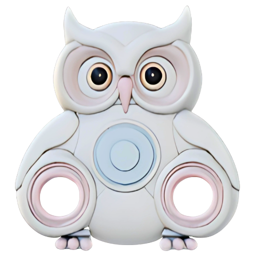 🦉 Owl Fidget Toy・ STL File for 3D printing・Cults
