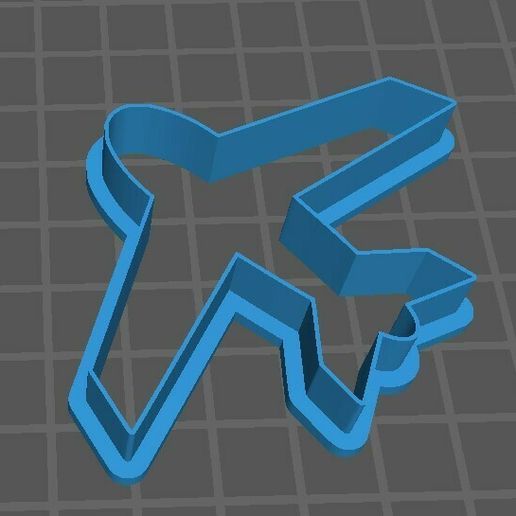 STL file Avion Airplane Cookie Cutter Airplane Cookie Cutter 🛩️ ・3D ...