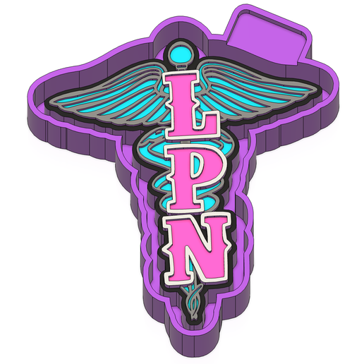 🪔 LPN Nurse Freshie STL Mold Housing・ STL File for 3D printing・Cults