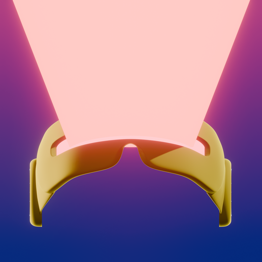 🥽 Accurate Cyclops Visor / X-Men 97' Series・ STL File for 3D printing・Cults