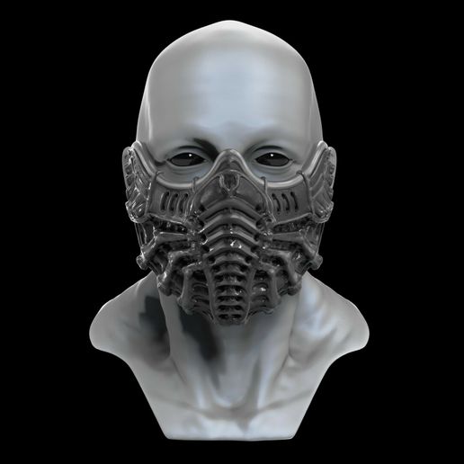 STL file Biomechanical mask 🪖 ・3D printer model to download・Cults