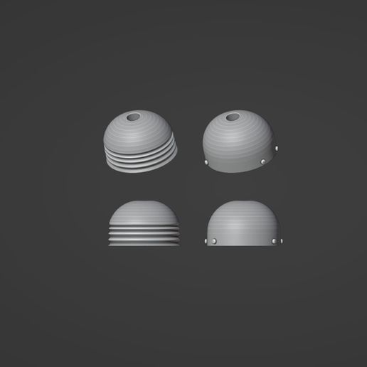 🎲 UPSCALED Rivet armor variant・ 3D File for 3D printing・Cults