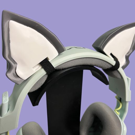 🐺 Wolf ears headset decor, headphones attachment・ STL File for 3D ...