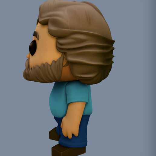 🎮 Minecraft Steve funko pop・ STL File for 3D printing・Cults