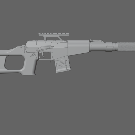 3D file VSS Vintorez print Replica 🌆 ・3D printable model to download・Cults