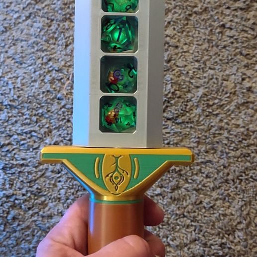 STL file Wearable Elvish Dice Dagger 🧝 ・3D printer design to download・Cults