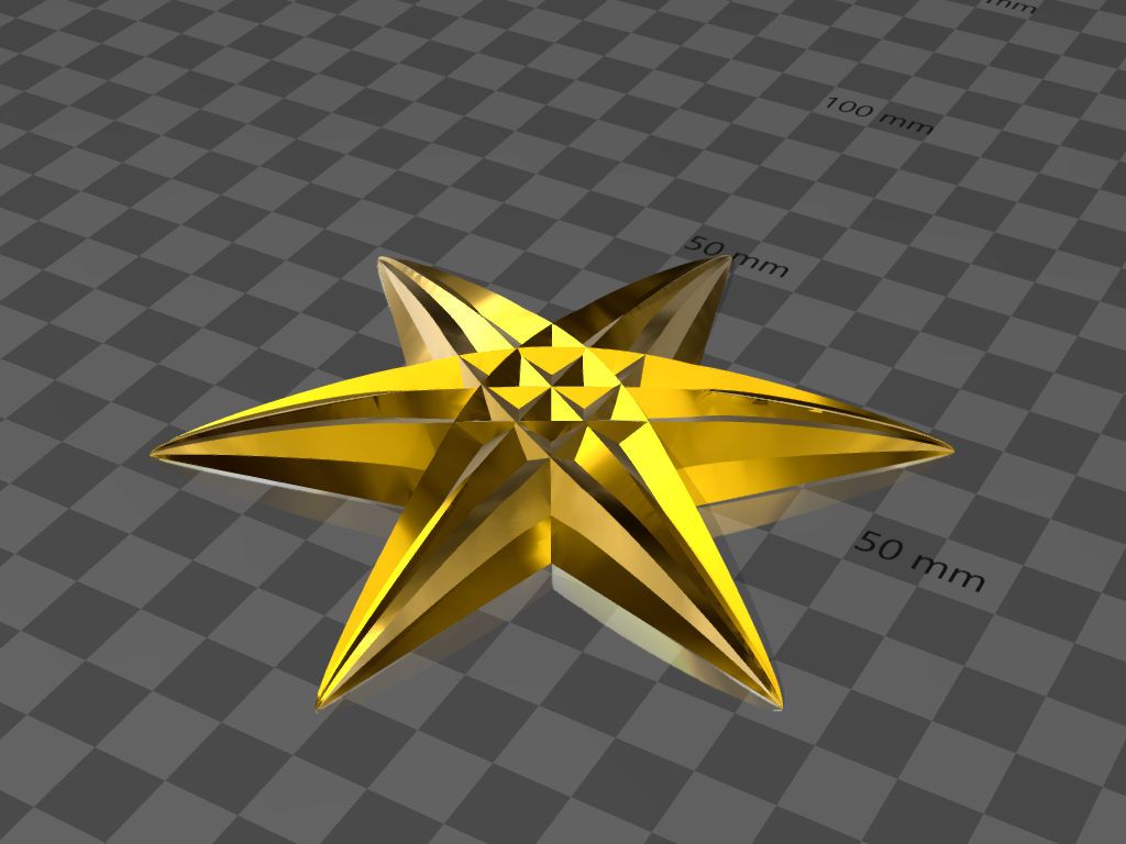 STL file christmas decor star・3D printable model to download・Cults