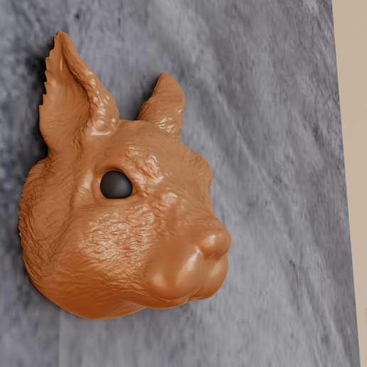 🎲 squirrel head wall mount stl・ STL File for 3D printing・Cults