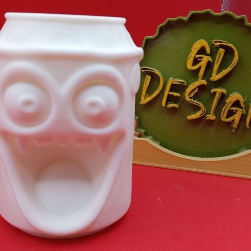 STL file Edward The Monster Energy Drink Can 👹 ・3D printer design to ...