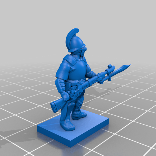 🎲 Steampunk - Line Infantry・Free 3D File for ・Cults