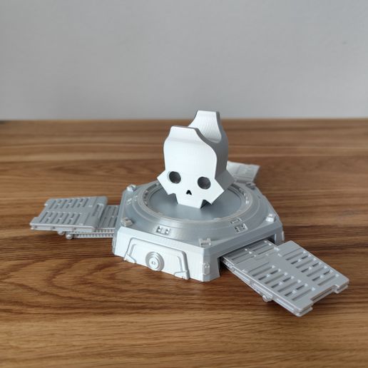 💧 Helldivers Hellpod Controller stand・Free STL File for 3D printing・Cults