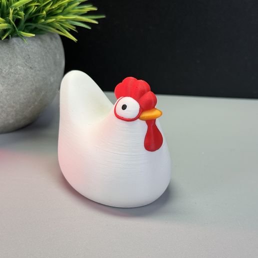 🐔 Chicken・Free STL File for 3D printing・Cults