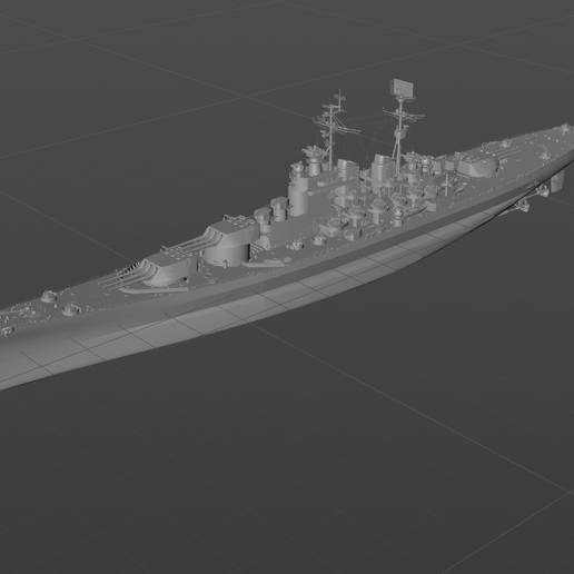 🚢 3D digital model of the Russian "Kremlin" class battleship・ OBJ File ...