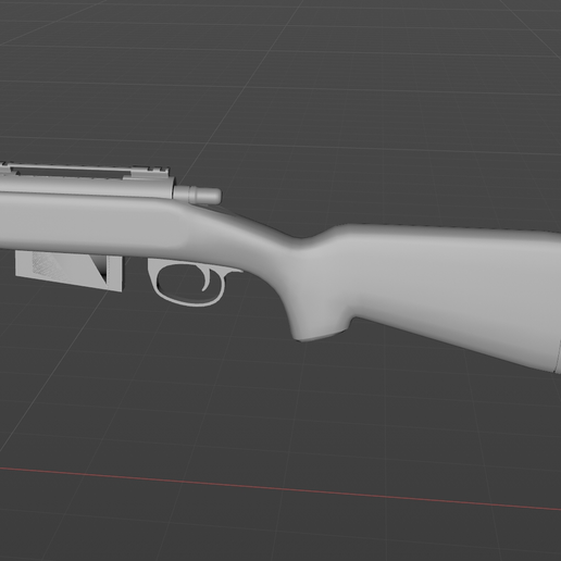 Archivo OBJ US M24 sniper rifle 3D model material-1 🔫 ・Diseño de ...