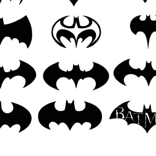 🎮 Batman Logo Evolution | 47 Batman Logos・ STL File for 3D printing and ...