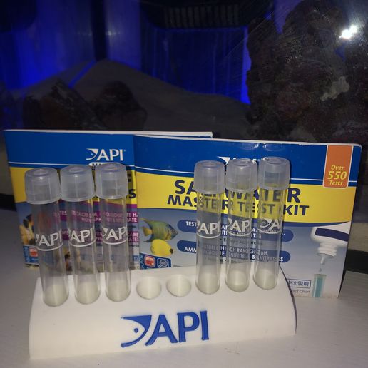 STL file API Reef Tank Test Tube Holder 🪖 (OBJ and 3MF)・3D printing ...