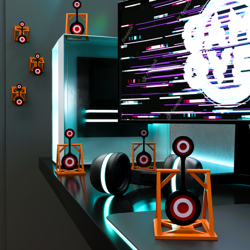 🔫 Mini Shooting Target・ STL File for 3D printing・Cults