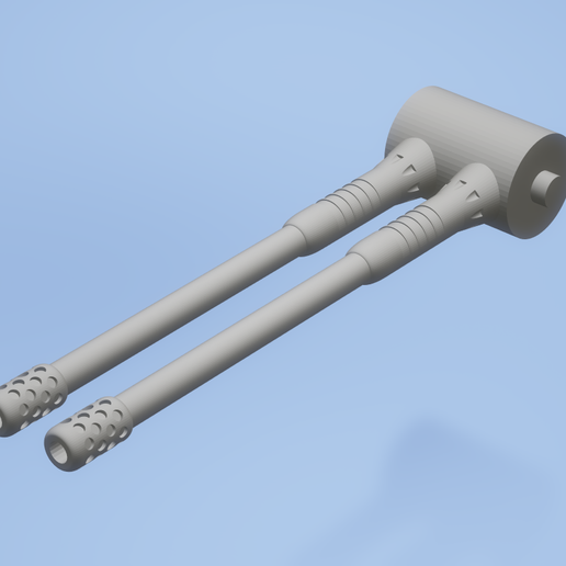 🎲 Tabletop RPG Trench Cannon・ 3D File for ・Cults