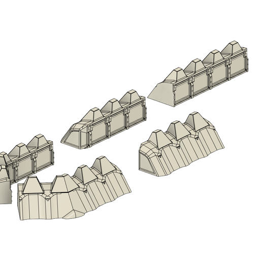 🎲 Modular Imperium Wall System・Free STL File for ・Cults
