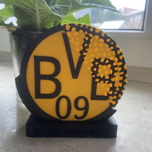 STL file BVB logo Voronoi money box 💰 ・3D printer design to download・Cults
