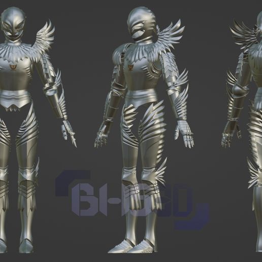 📁 Griffith Reincarnation Set Armor 3D STL File・ 3D File for 3D printing ...