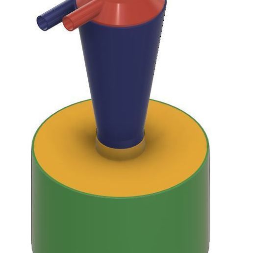 Free STL file Standing Cyclone - To be used with a separate vacuum 🌀 ...