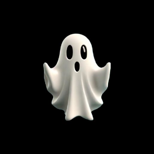 👻 Ghost Halloween artificial intelligence・ OBJ File for 3D printing・Cults