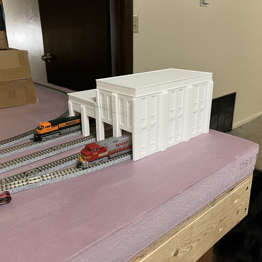Free STL file N scale Locomotive shop 🚂 ・3D printing model to download ...